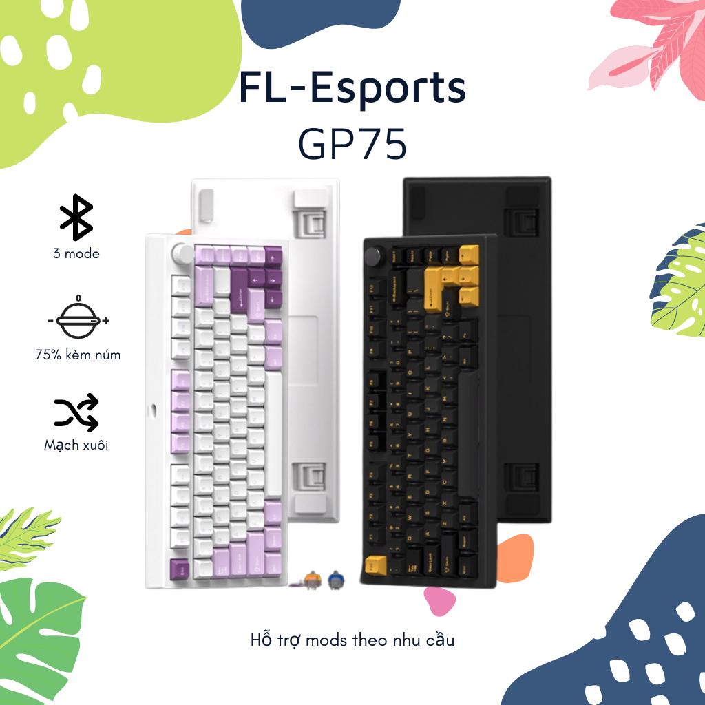 Bàn phím cơ GP75 FL-Esports | Kicap
