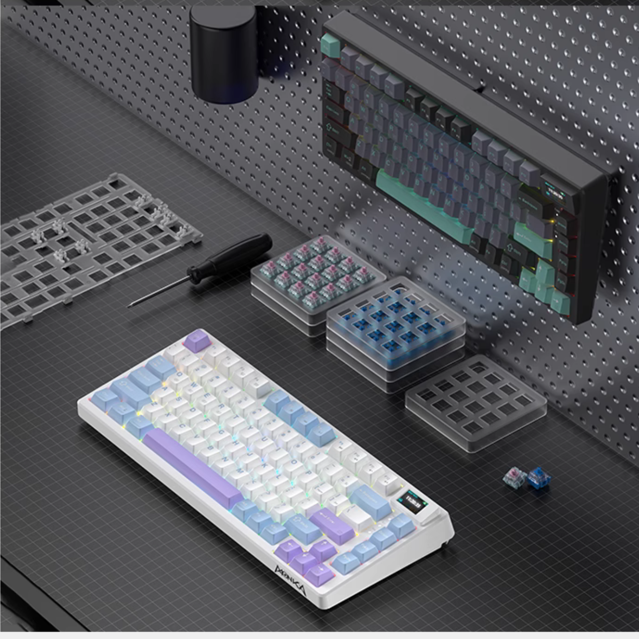 Bàn phím cơ Monka 3075 Pro V2 RGB | Kicap