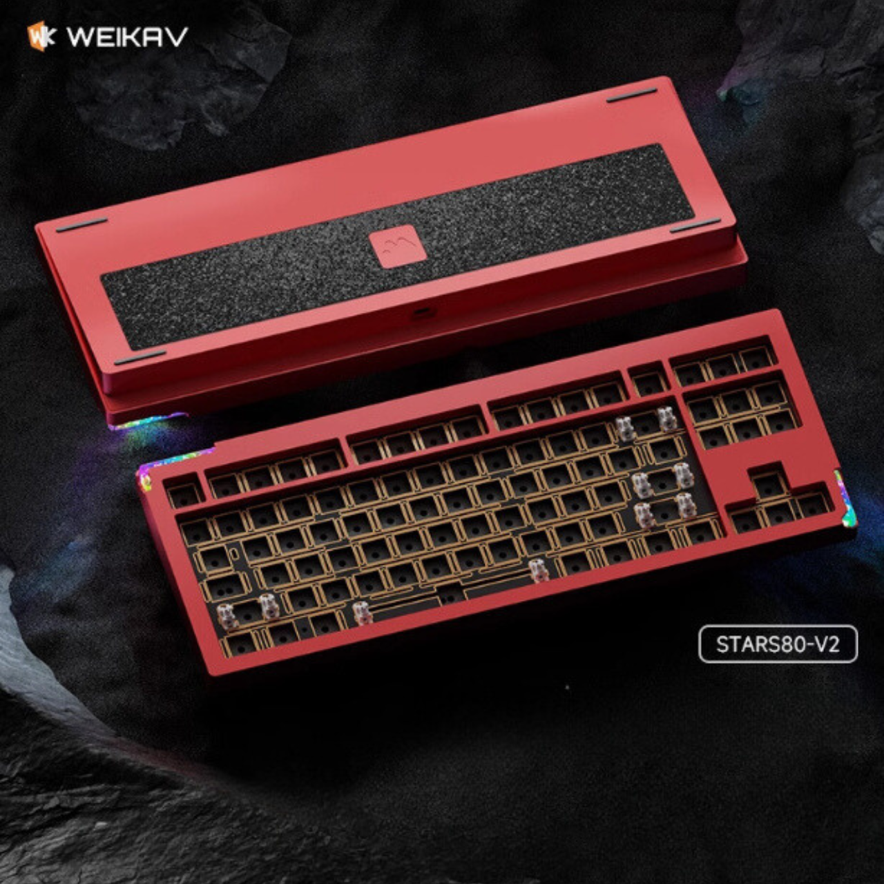 Bàn phím cơ Weikav Stars80 v2 - Only KIT | Kicap