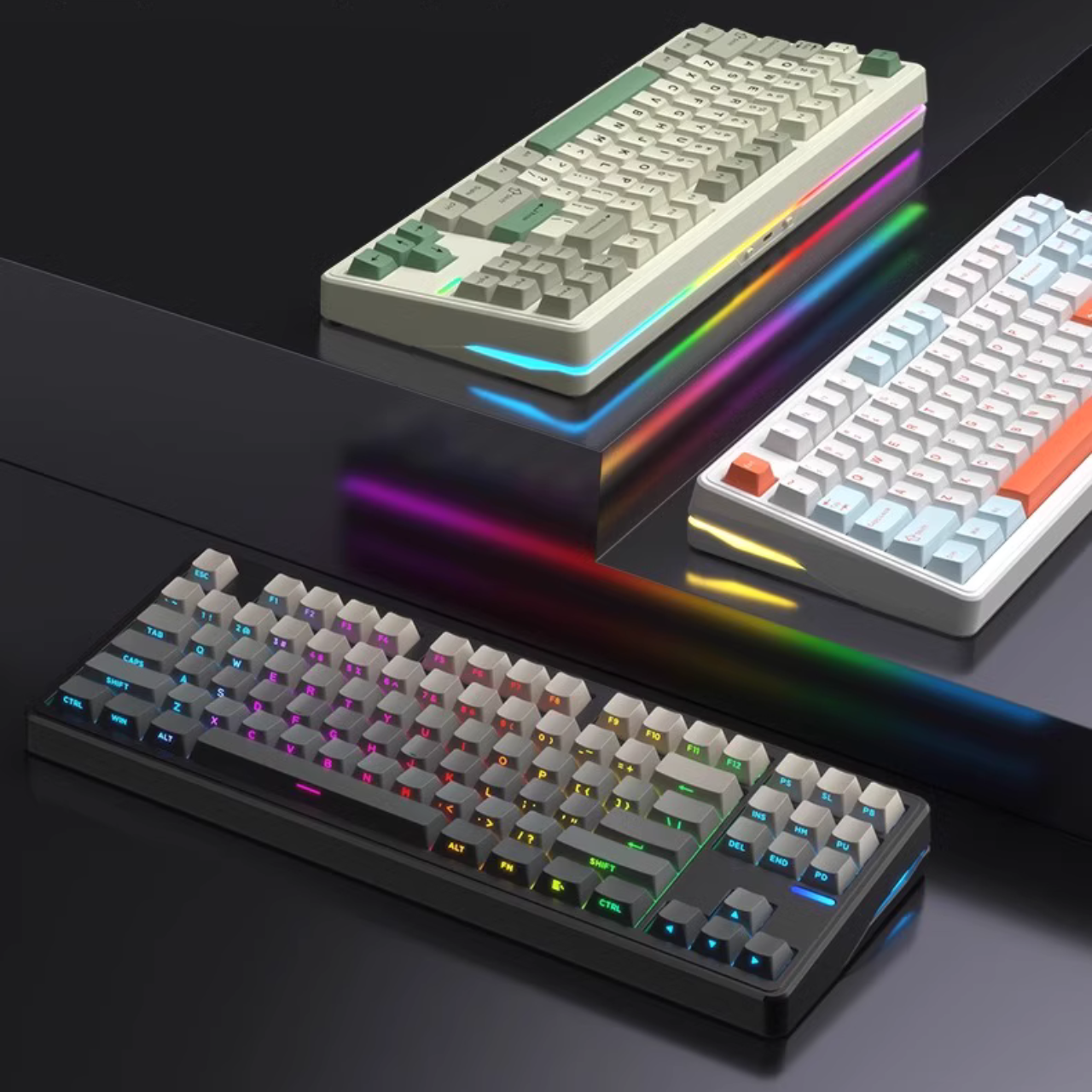 Bàn phím cơ Riccks RS8 V2 - Layout TKL hỗ trợ QMK/VIA quốc dân mới | Kicap