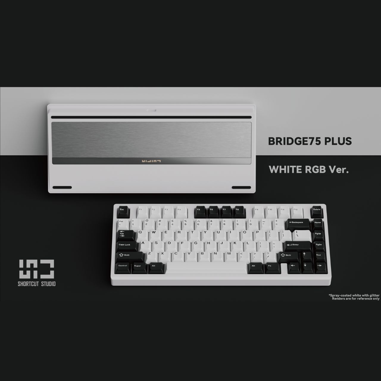 Bridge75 - Bàn phím cơ gaming khung nhôm 3 mode RGB | Kicap