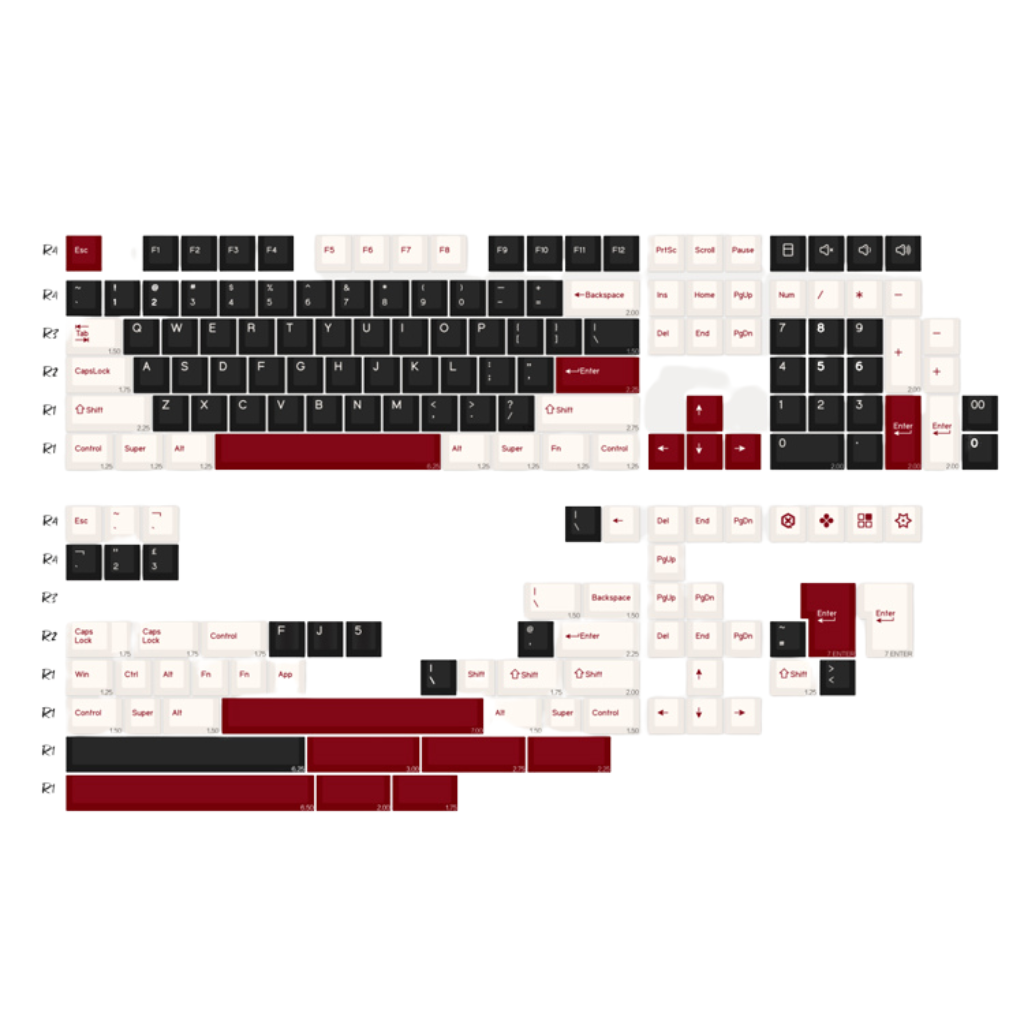 Bộ keycap Cherry Rome PBT | Kicap