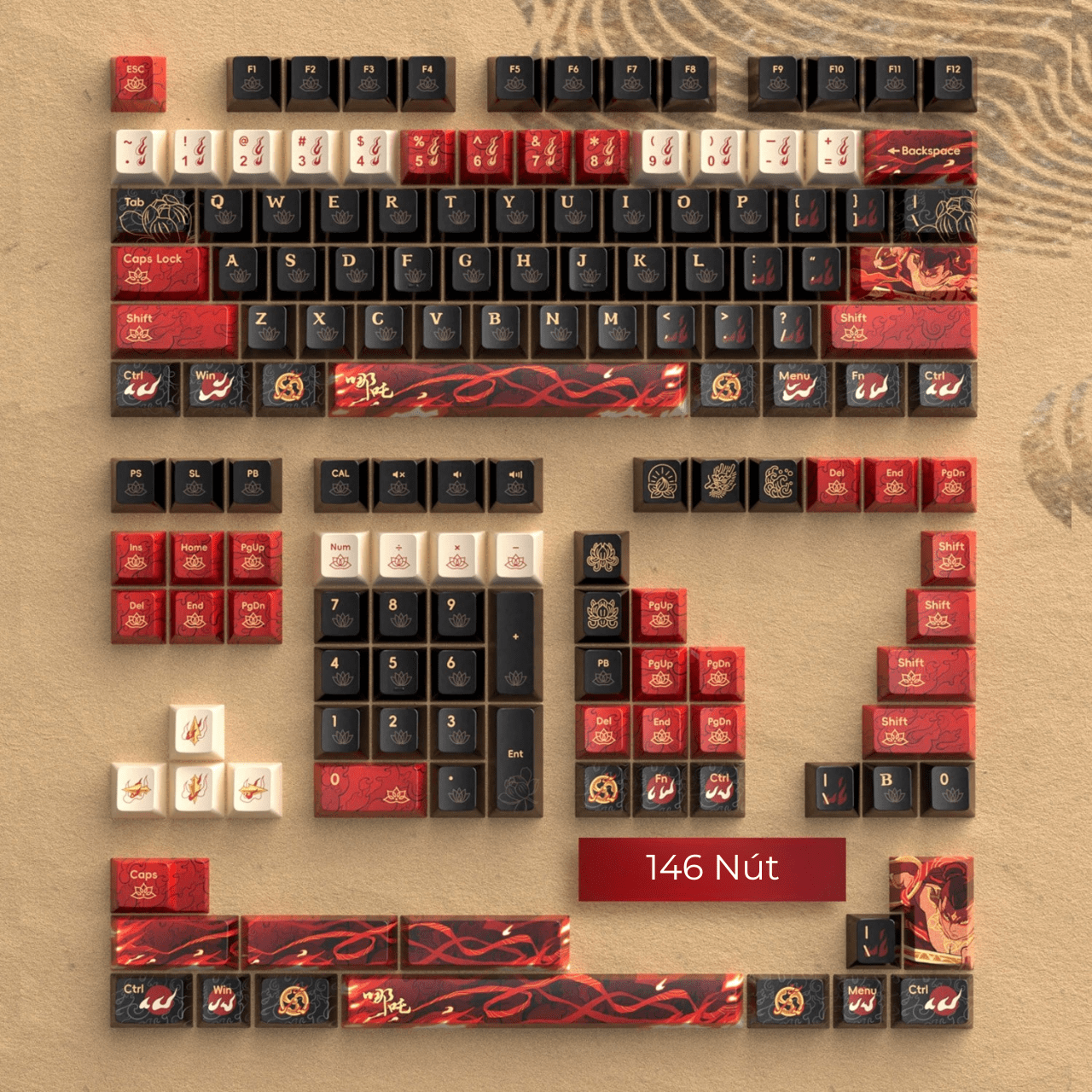 Bộ Keycap Cherry Piifox Natra | Kicap