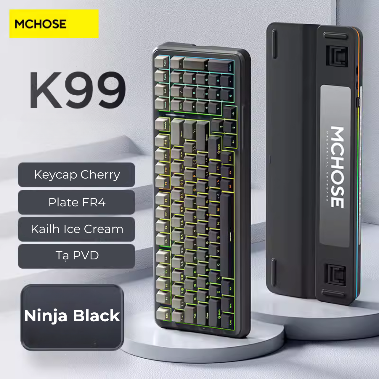 Bàn phím cơ Mchose K99 full size văn phòng | Kicap