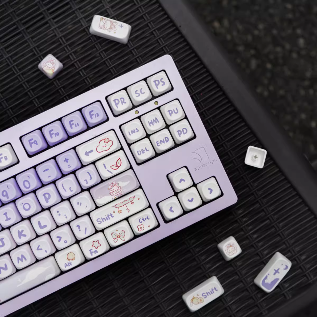 Bộ keycap MOA Purple Rabbit | Kicap
