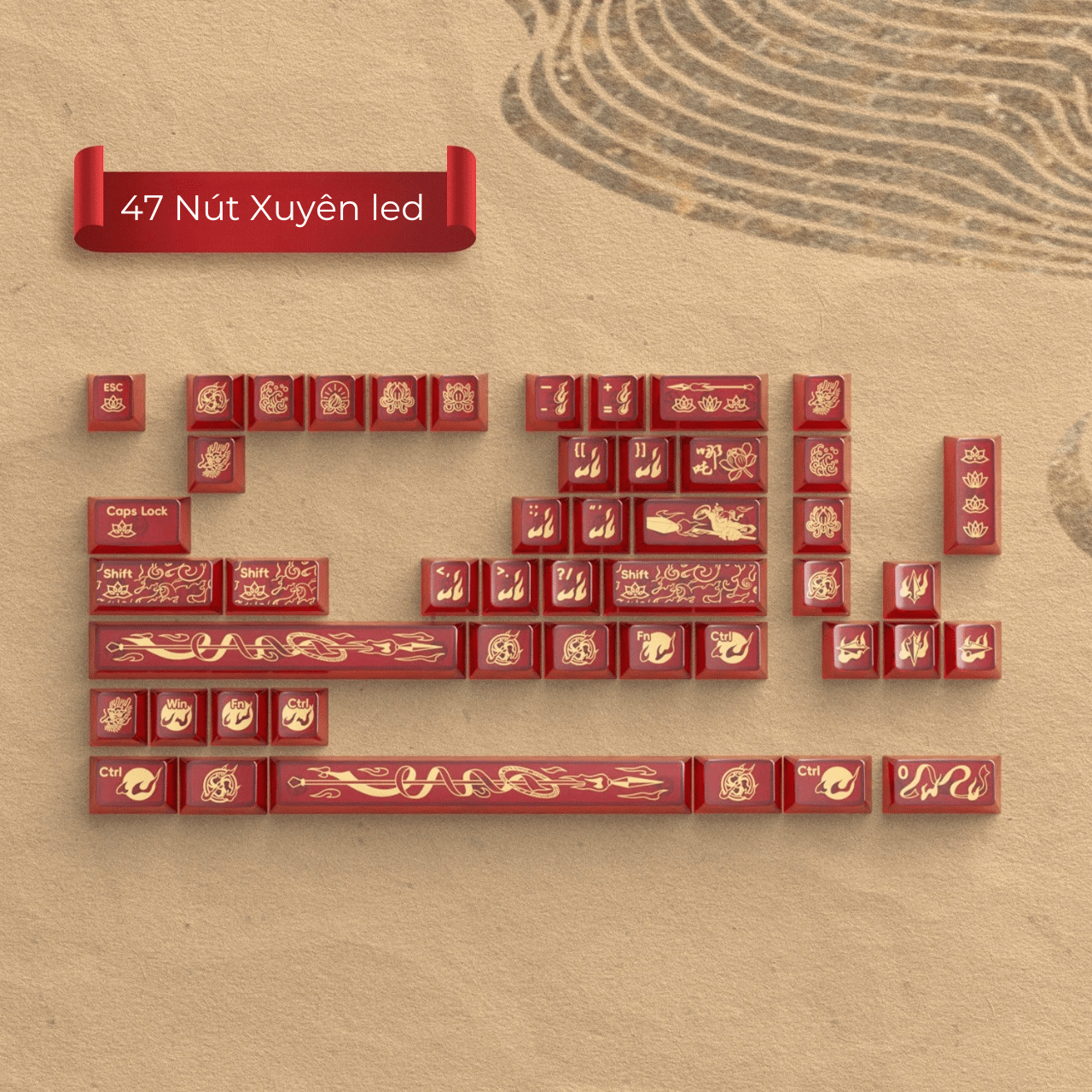 Bộ Keycap Cherry Piifox Natra | Kicap