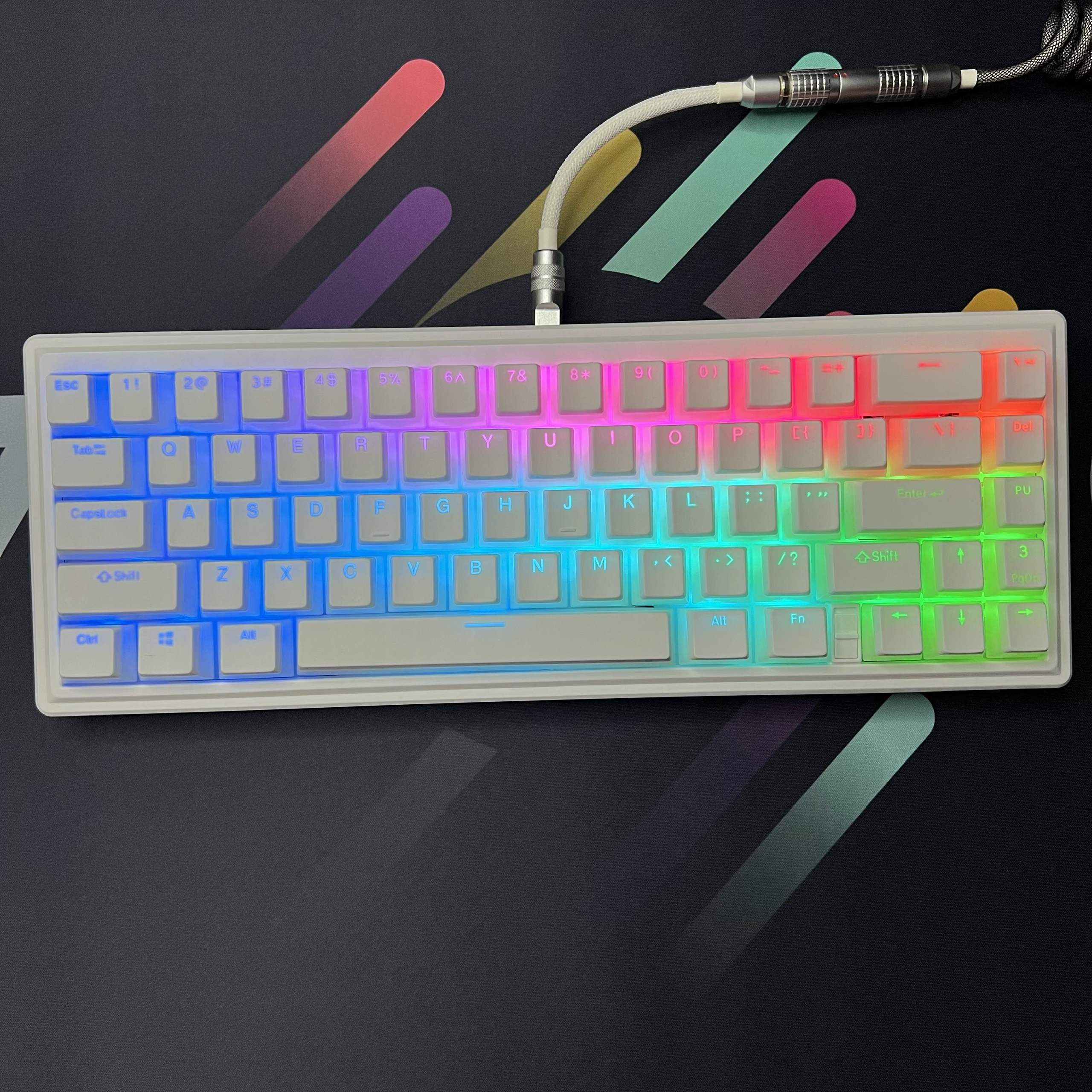 Bộ keycap xuyên led pudding pbt doubleshot | Kicap