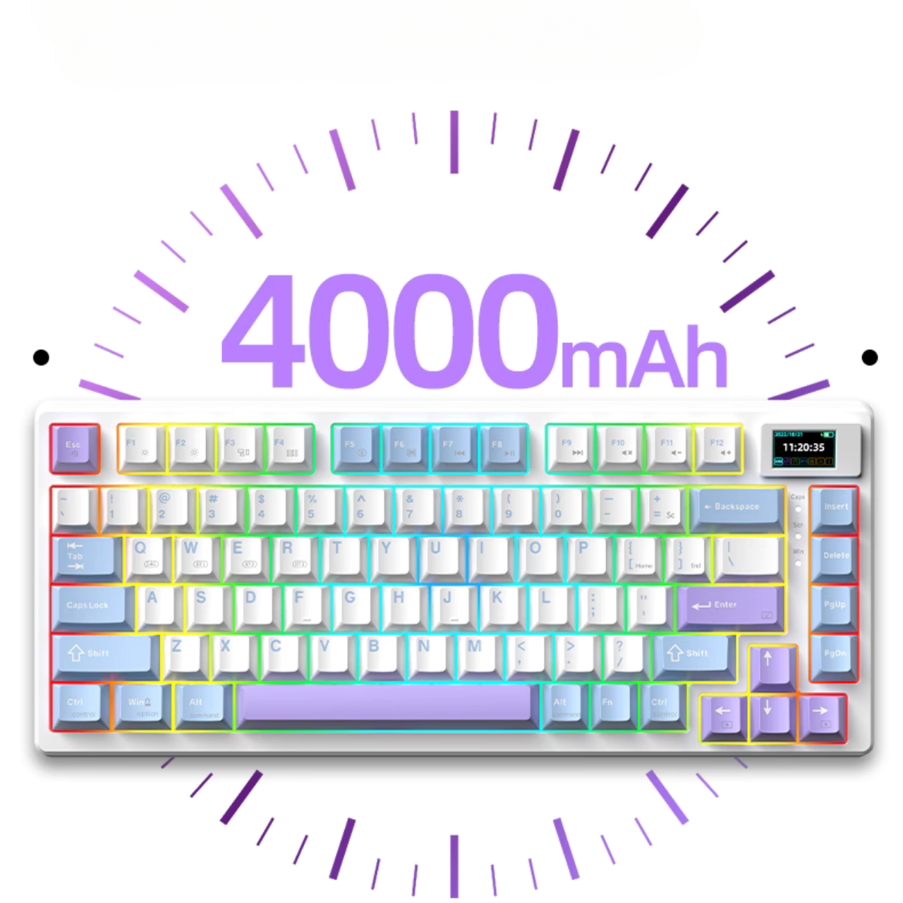 Bàn phím cơ Monka 3075 Pro V2 RGB | Kicap