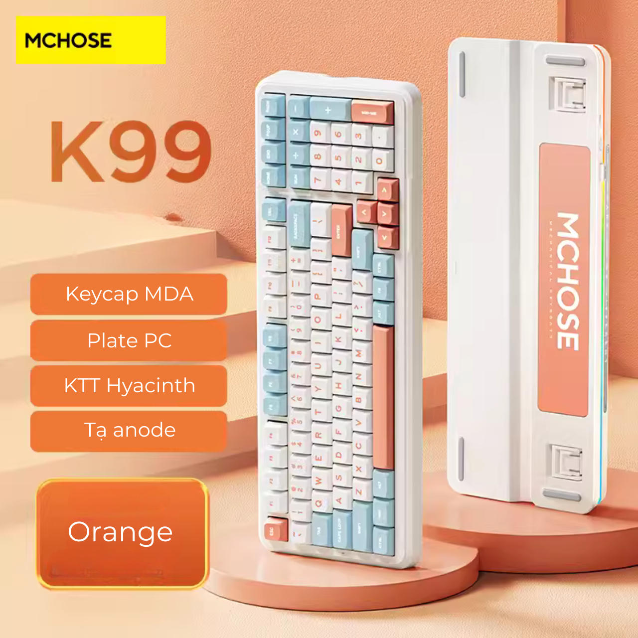 Bàn phím cơ Mchose K99 full size văn phòng | Kicap