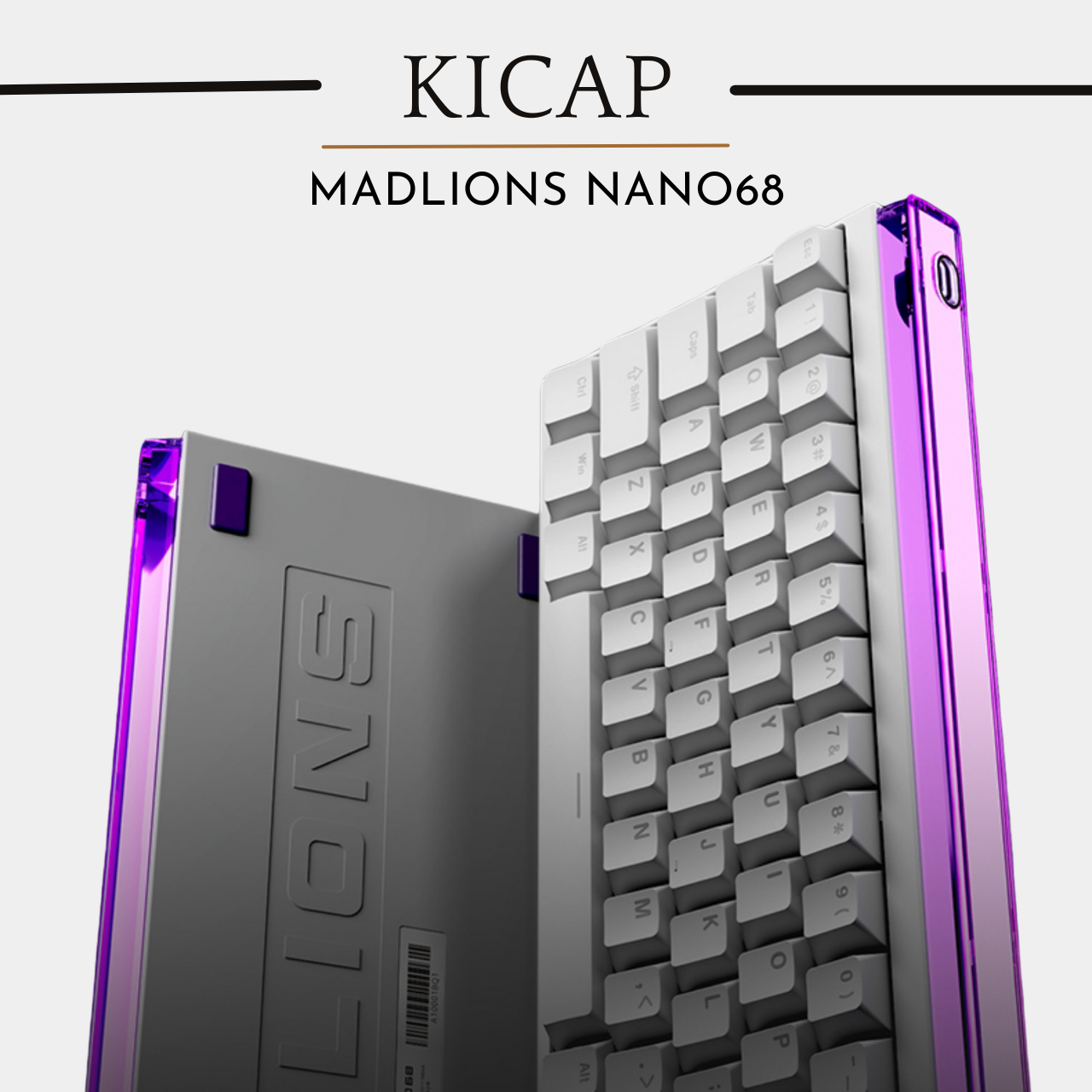 Bàn phím cơ gaming Nano68 HE - Rapid Trigger | Kicap