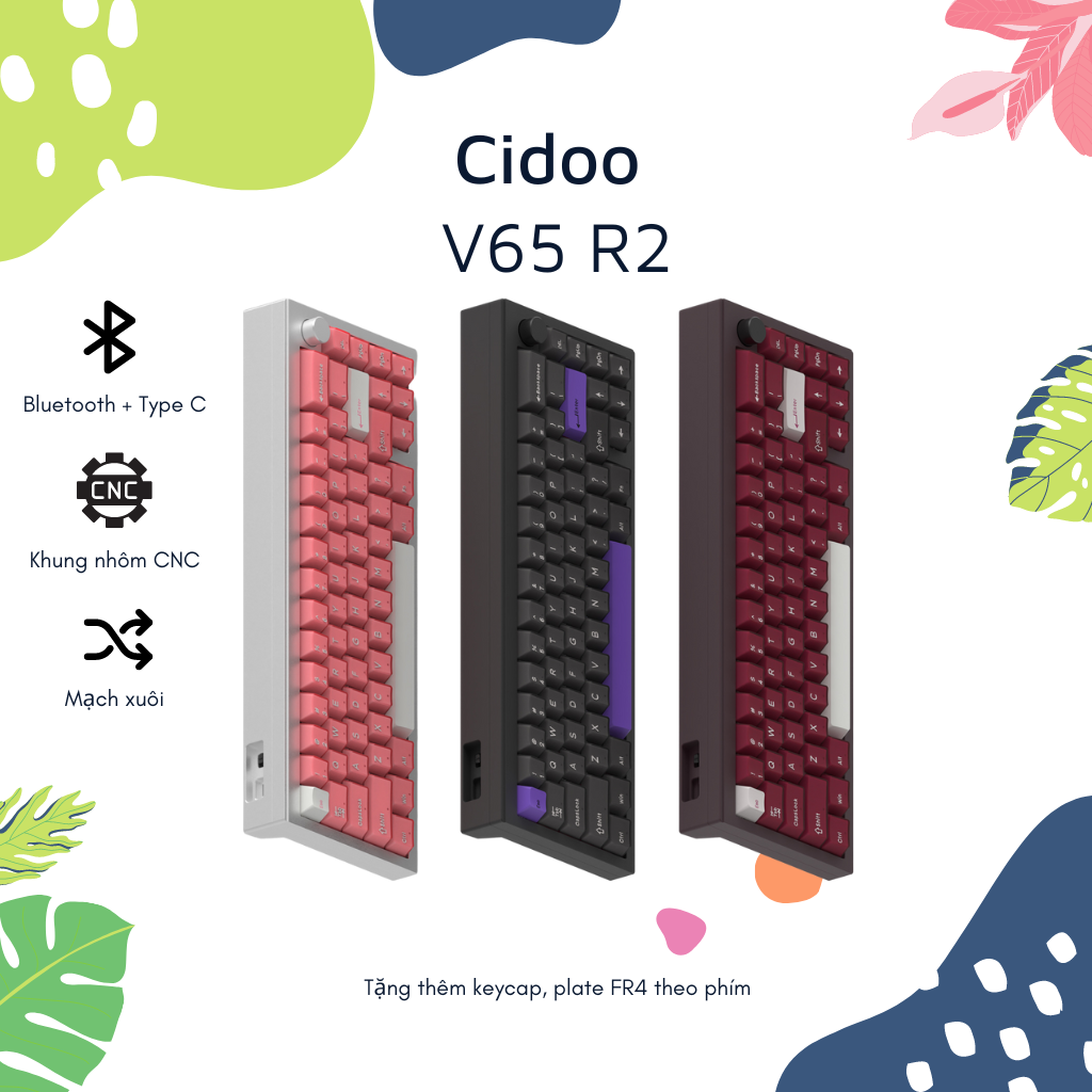 Bàn phím cơ tùy chỉnh KIT V65 R2 | Kicap