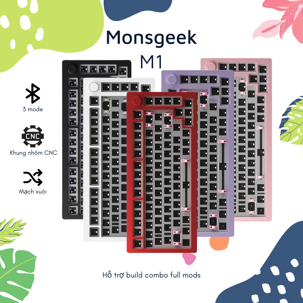 Bàn phím cơ tuỳ chỉnh KIT MONSGEEK M1 | Kicap