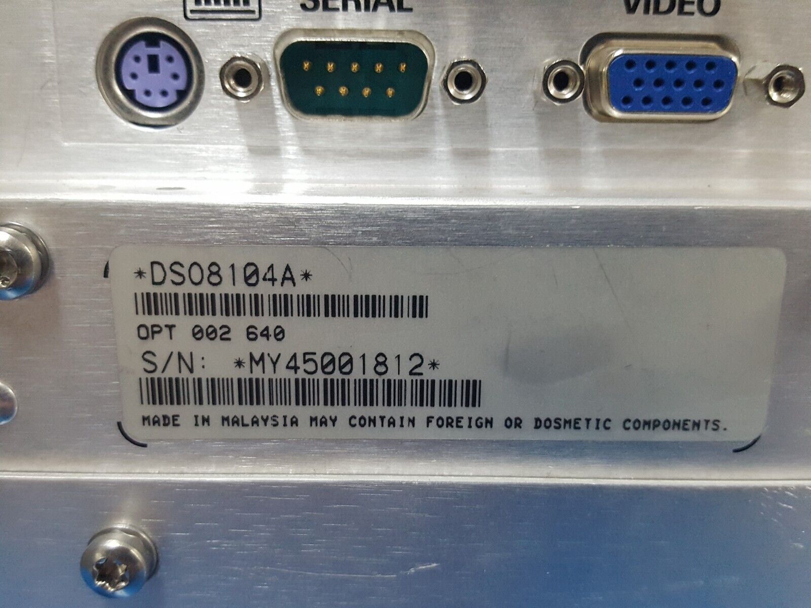 Máy hiện sóng Infiniium Agilent DSO8104A Nubicom