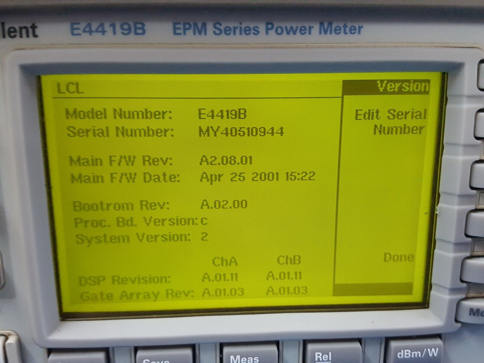 Đồng hồ đo đong điện EPM Agilent E4419B Nubicom