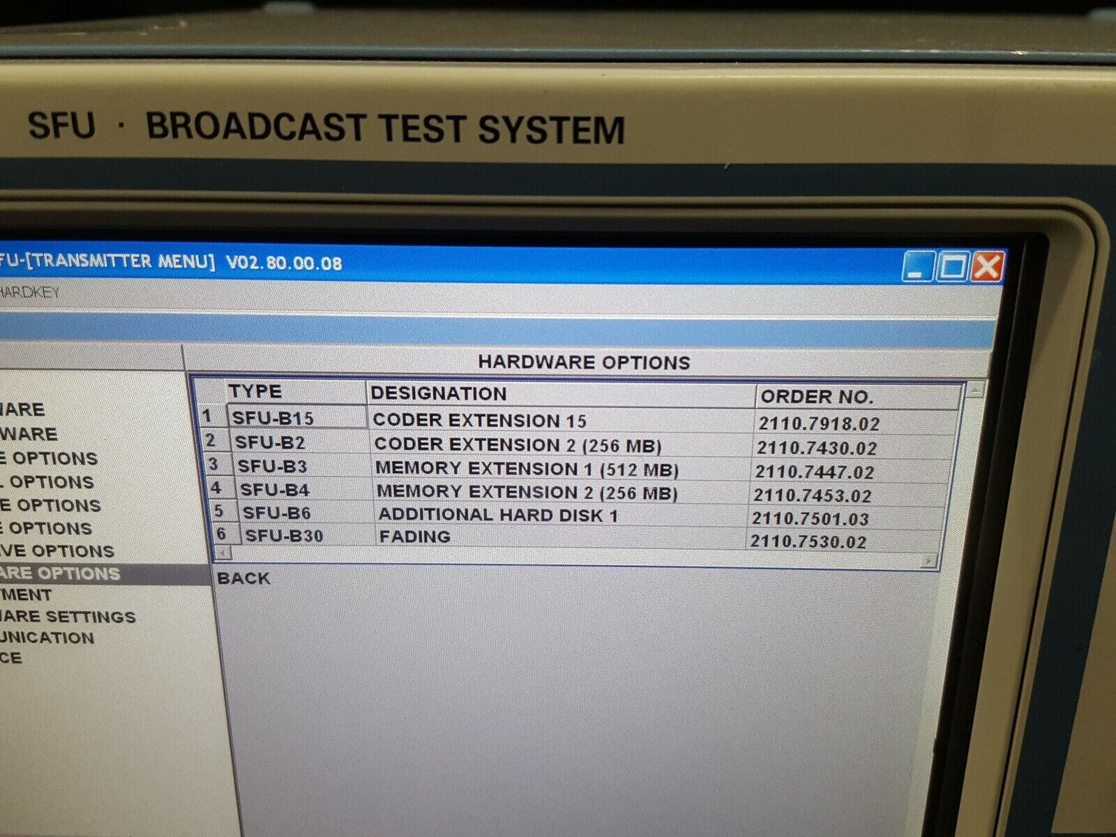 Hệ thống kiểm tra phát sóng R&S_SFU Nubicom