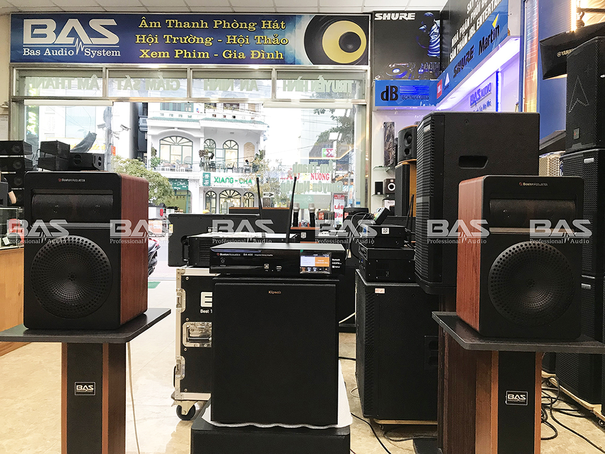 Công suất liền vang liền micro Boston Acoustics BA400, Ampli Karaoke kỹ ...