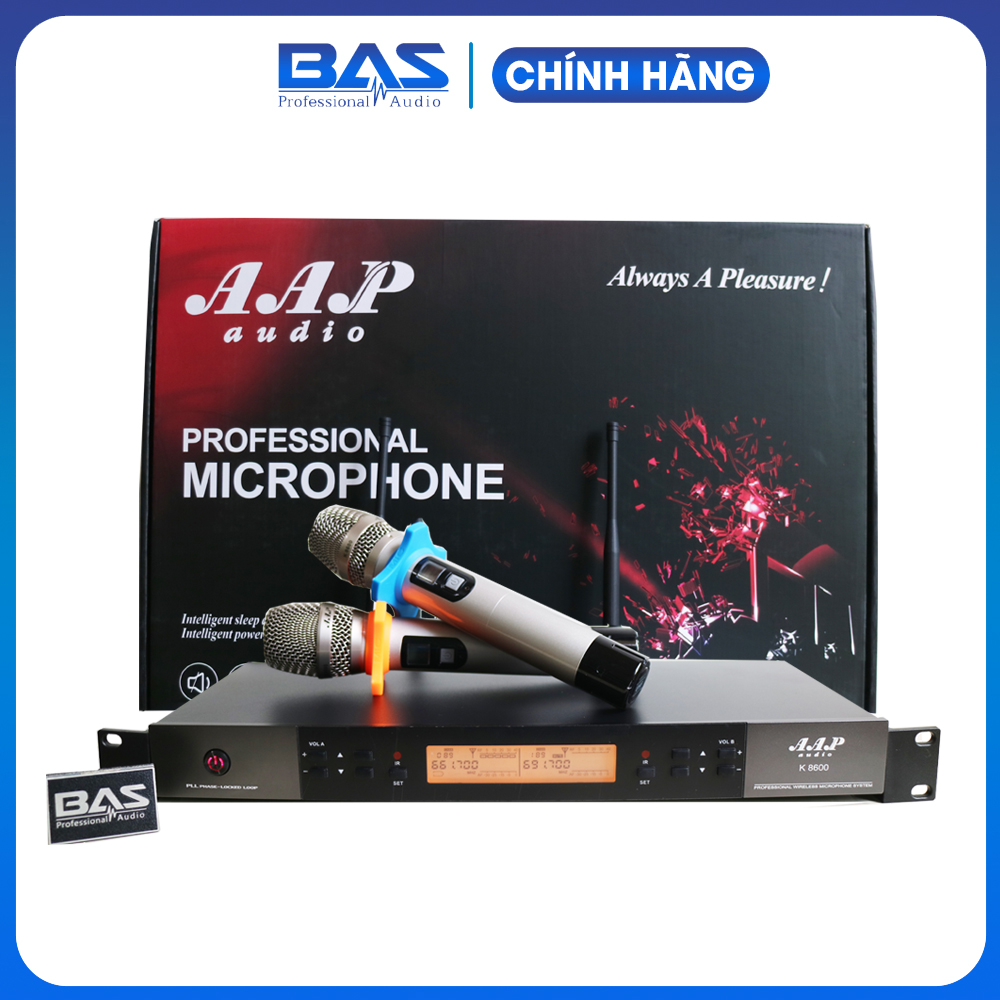 Micro không dây AAP K8600, mic hát karaoke chuyên nghiệp | BAS Audio - Showroom âm thanh lớn ...