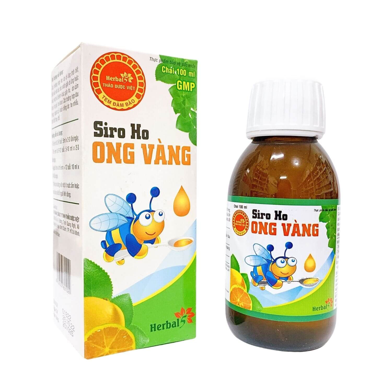 SIRO HO ONG VÀNG (CHAI 100ML) | NHÀ THUỐC PHÚC AN