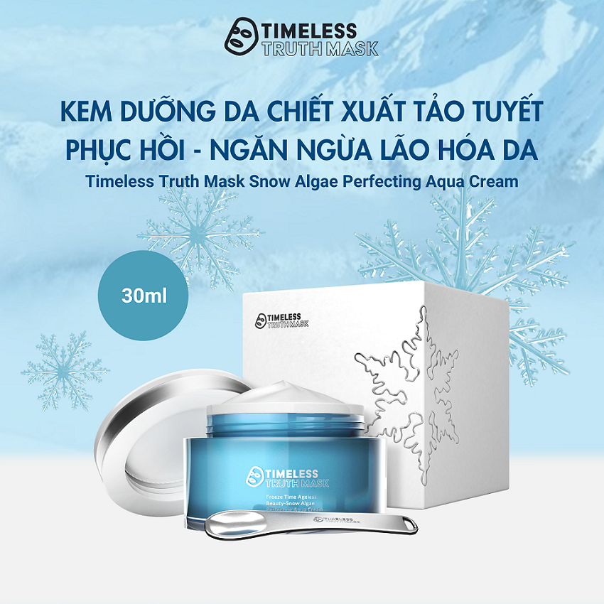 Kem dưỡng Timeless Truth Mask Snow Algae Perfecting Aqua | Timeless ...