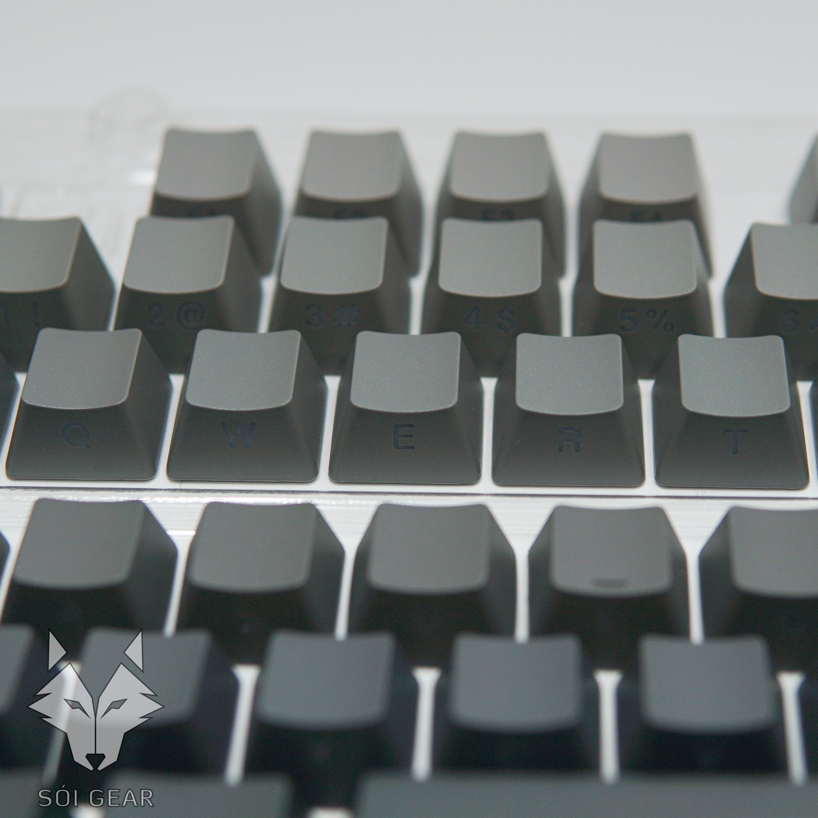 [In-stock] Keycap OEM PBT Ninja Gradient Xuyên led - Đen