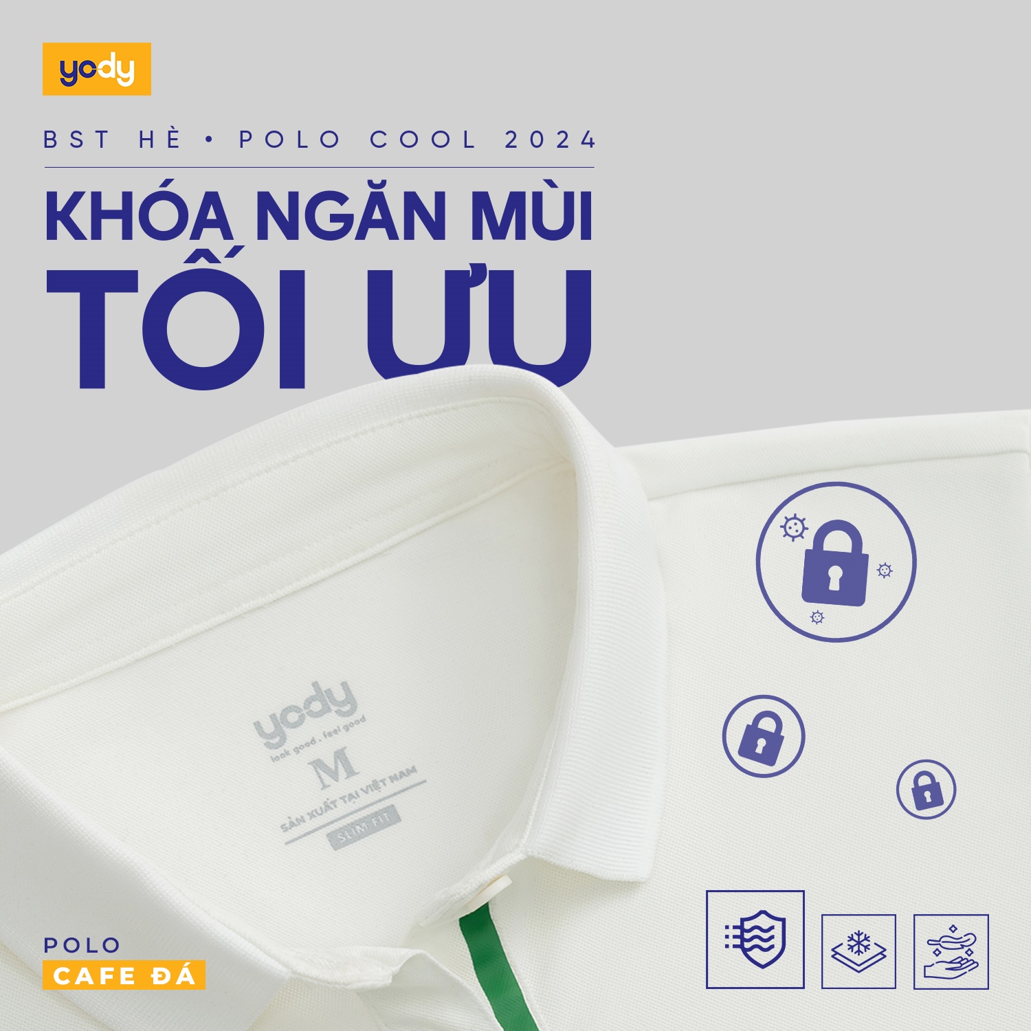 ÁO POLO NAM ICE CAFE IN SƯỜN | YODY