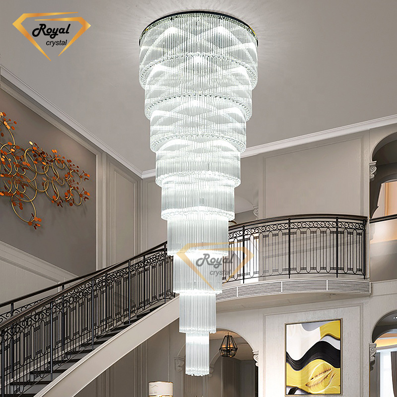Đèn pha lê thông tầng TT 016 ROYAL CRYSTAL