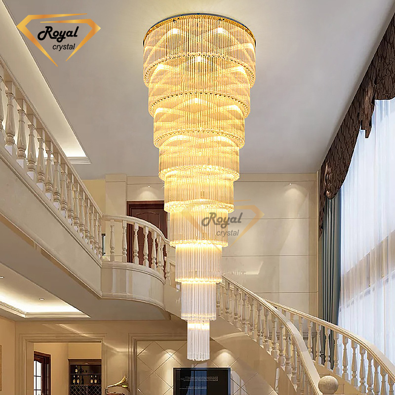 Đèn pha lê thông tầng TT 016 ROYAL CRYSTAL