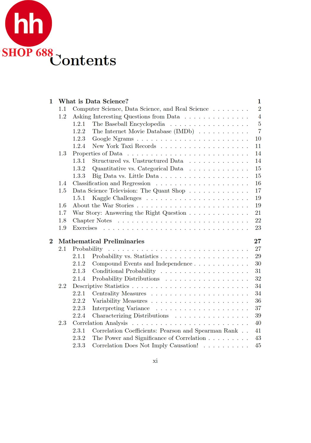 The Data Science Design Manual 2017 Edition