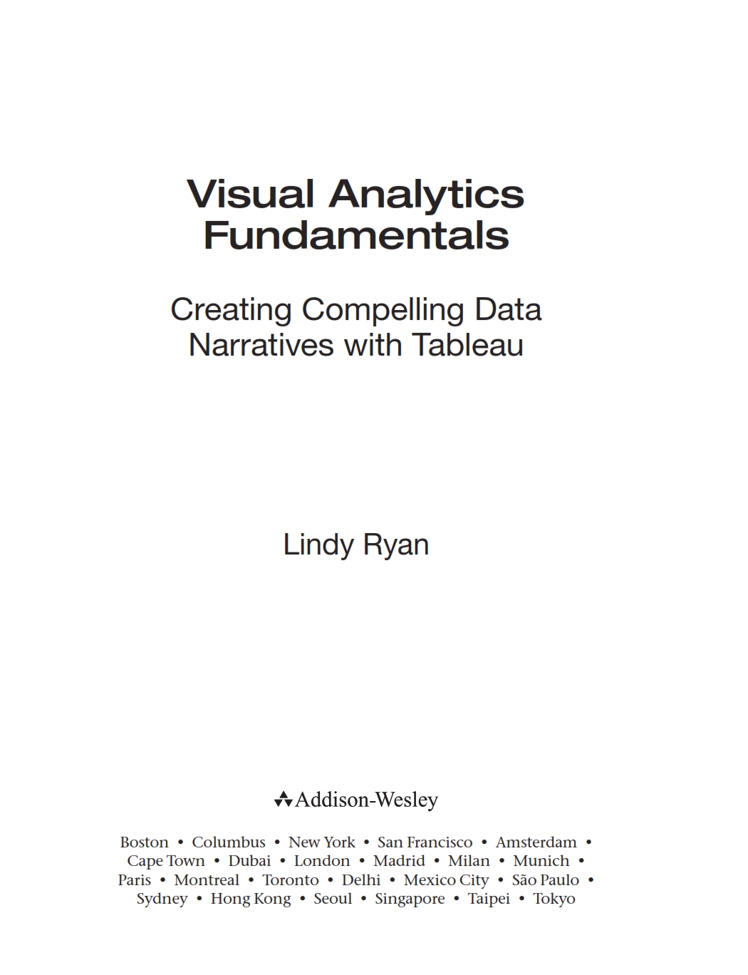 Visual Analytics Fundamentals