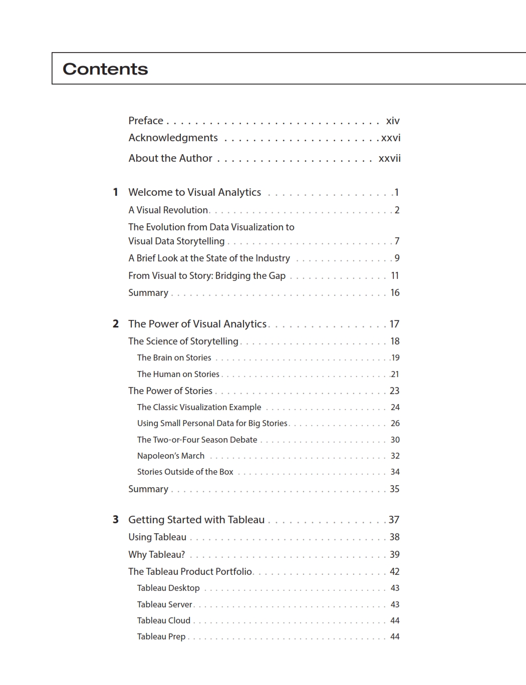 Visual Analytics Fundamentals