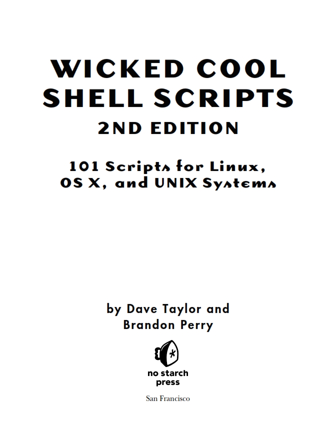 Wicked Cool Shell Scripts 2nd Edition