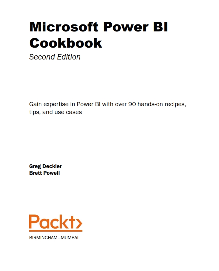 Microsoft Power BI Cookbook 2nd Edition