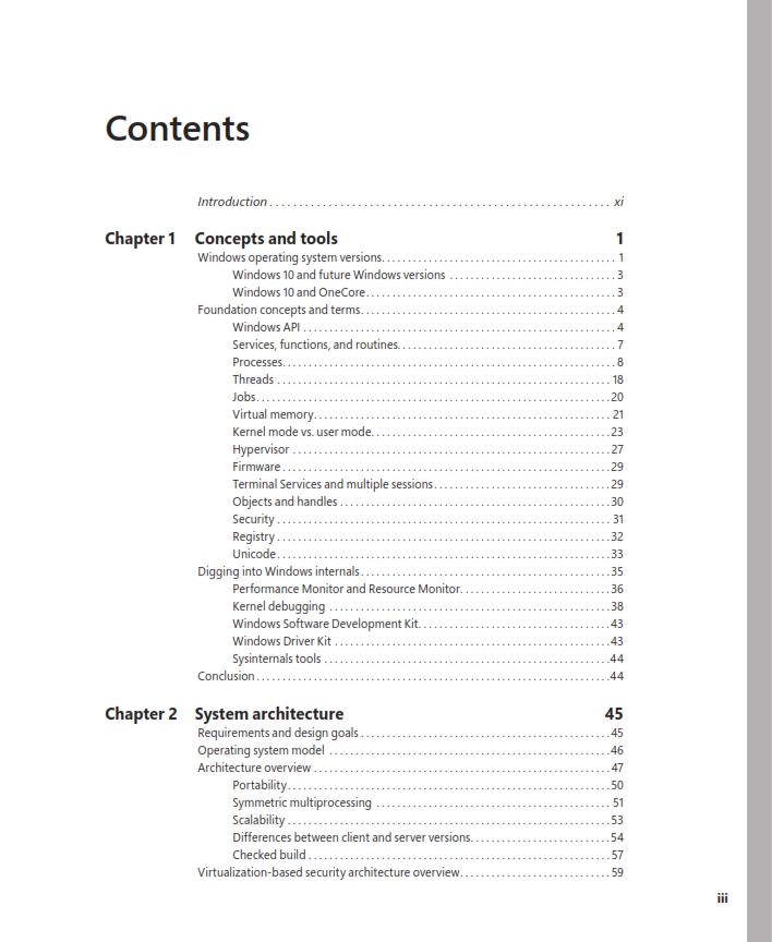 Windows Internals 7th Edition Part 1