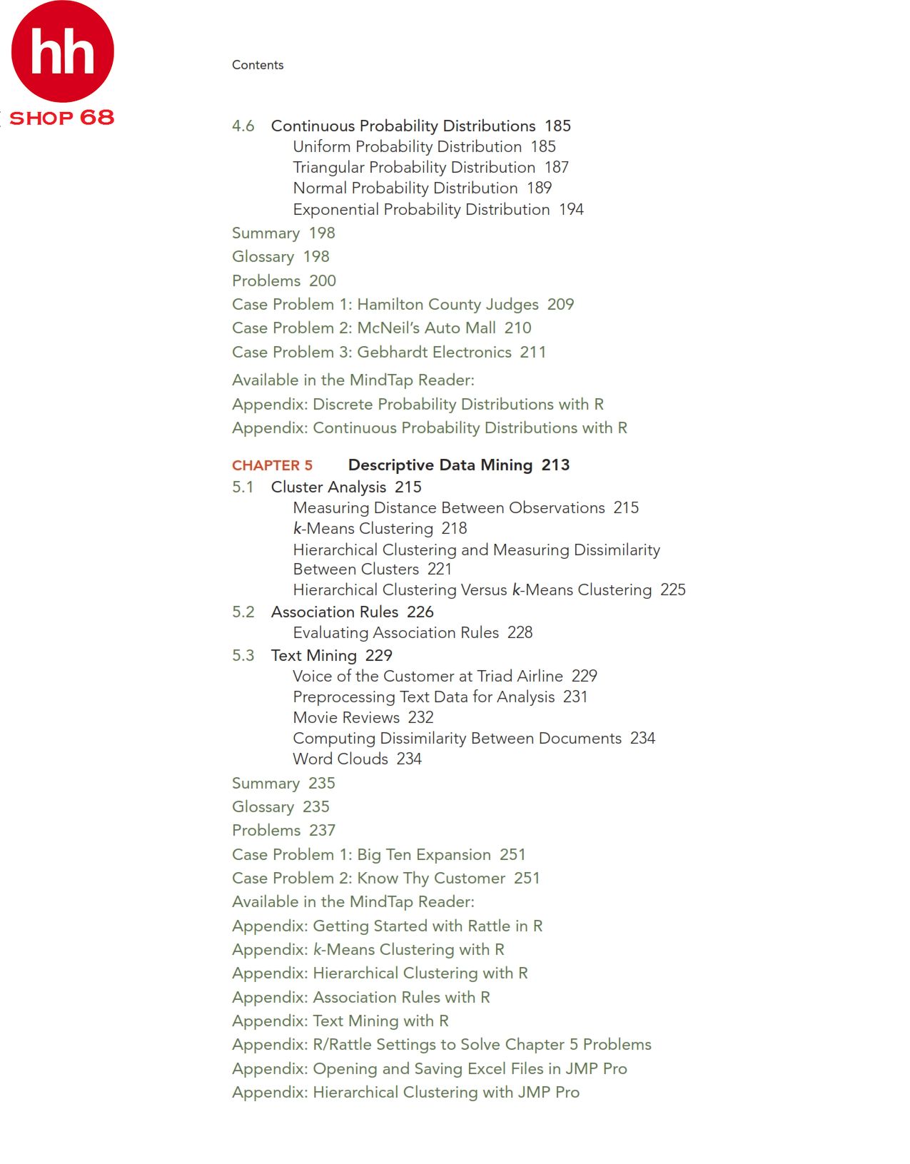 Business Analytics 4th Edition