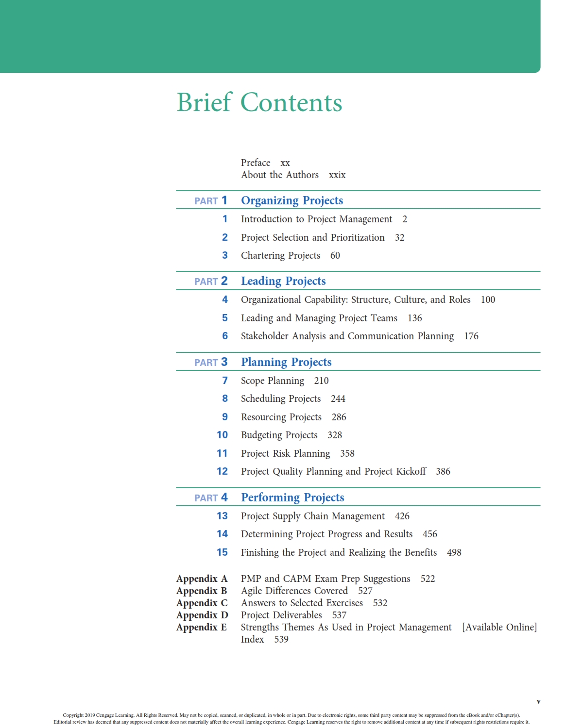 Contemporary Project Management 4th Edition