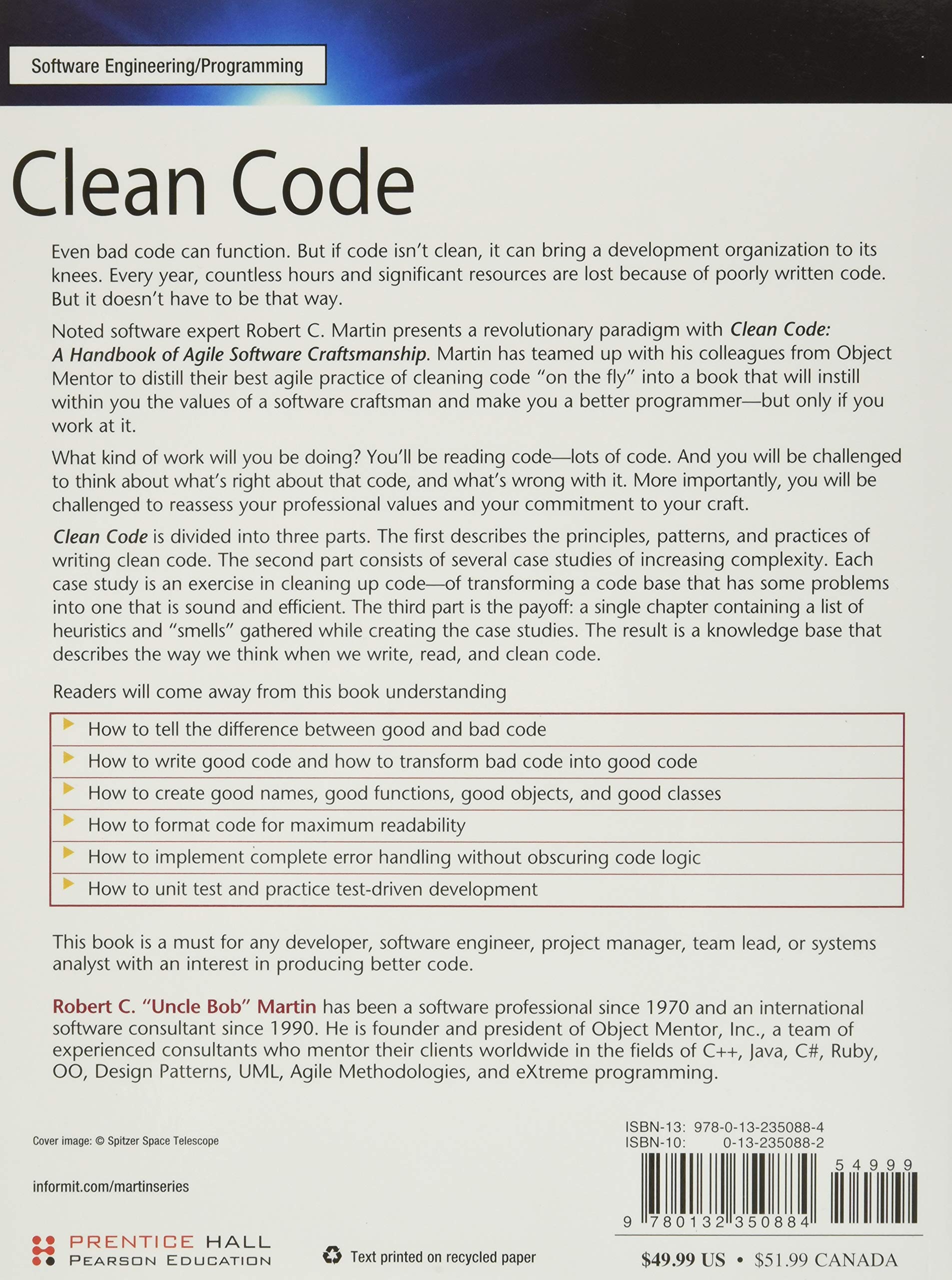Clean Code Collection - The Robert C. Martin Series