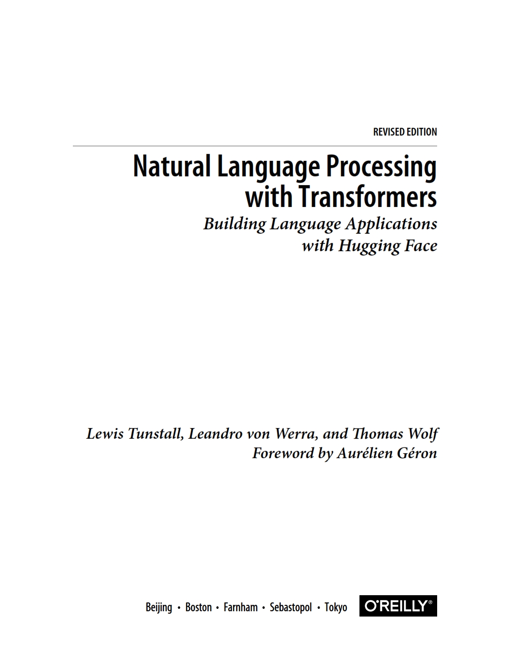 Natural Language Processing with Transformers Revised Edition
