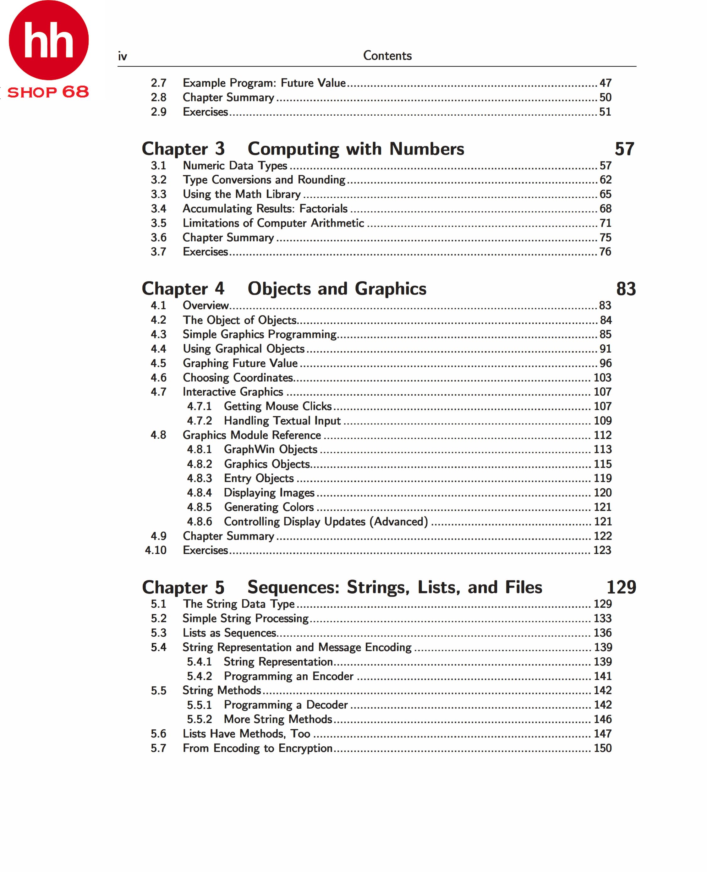 Python Programming An Introduction To Computer Science 3rd Edition 9563