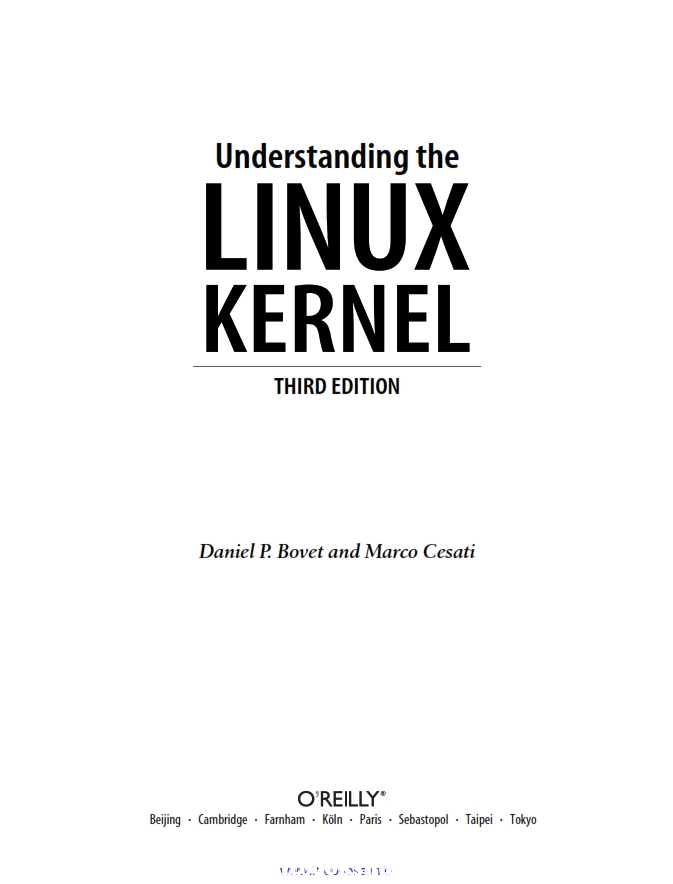 Understanding the Linux Kernel 3rd Edition