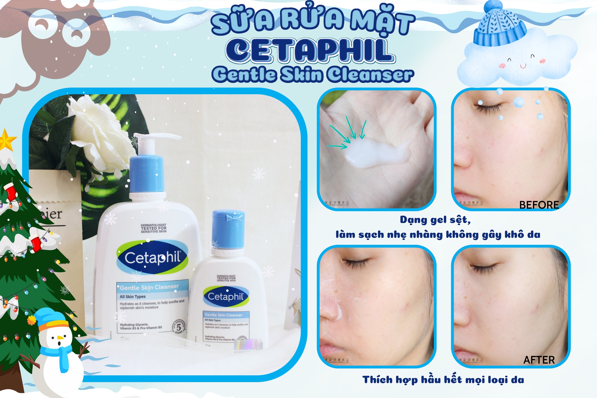 Sữa Rửa Mặt Dành Cho Da Nhạy Cảm Cetaphil Gentle Skin Cleanser 125ml ...