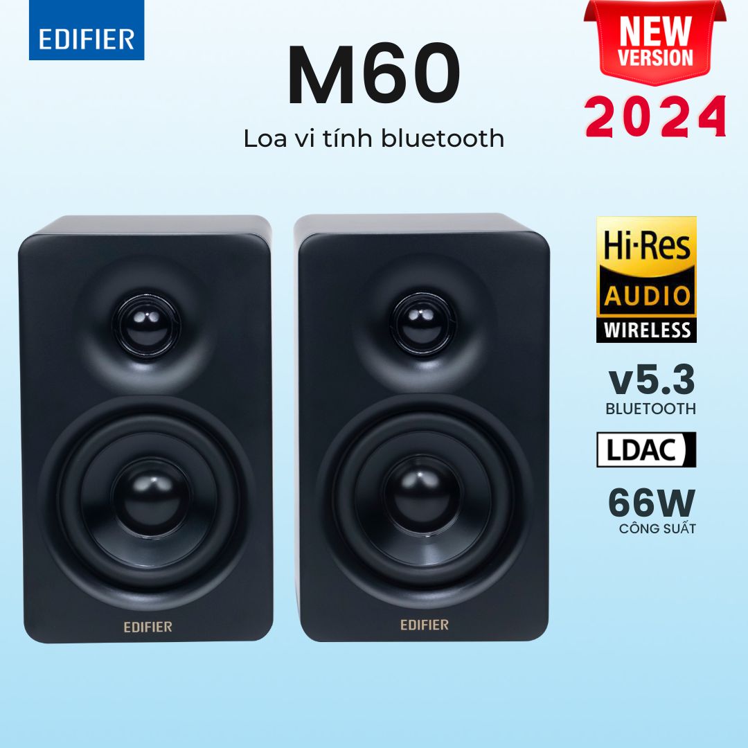 Loa Edifier M60 Bookshelf Bluetooth - TẶNG TAI NGHE Phương Linh Audio