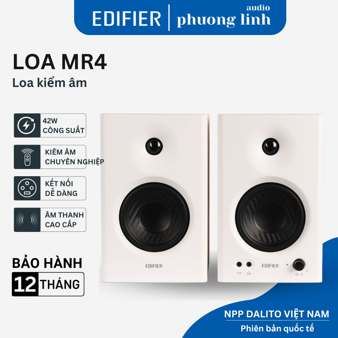 Edifier MR4 - Loa kiểm âm Chính hãng | Giá rẻ Phương Linh Audio