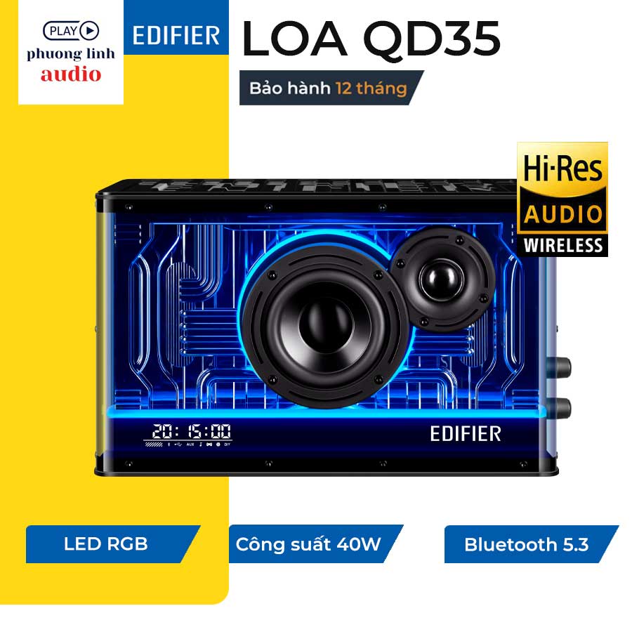 Loa Bluetooth Edifier QD35 White - Black | Chính hãng Giả rẻ nhất ...