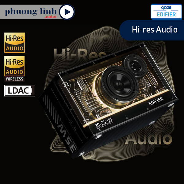 Loa Bluetooth Edifier QD35 White - Black | Chính hãng Giả rẻ nhất