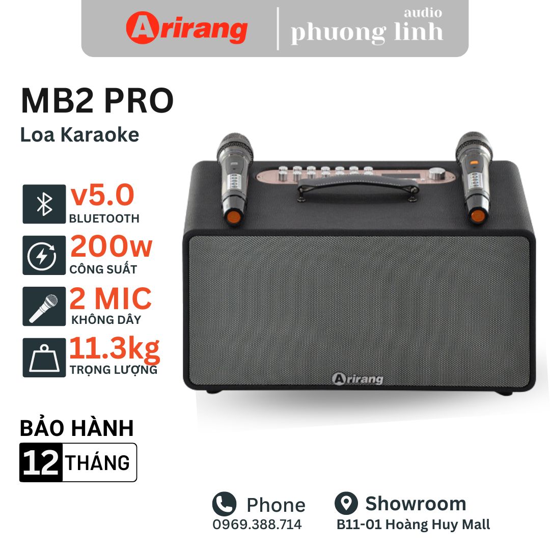 Loa Karaoke di động Arirang MB2 Pro Phương Linh Audio