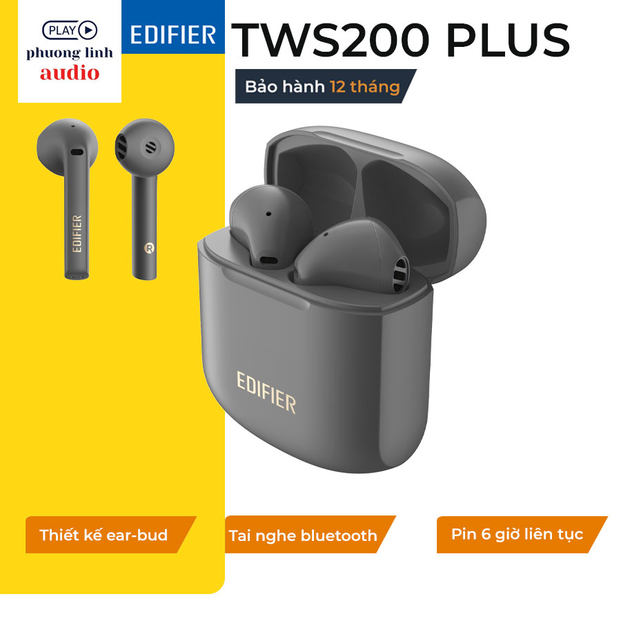 Tai nghe bluetooth Edifier TWS200 PLUS - Phương Linh Audio