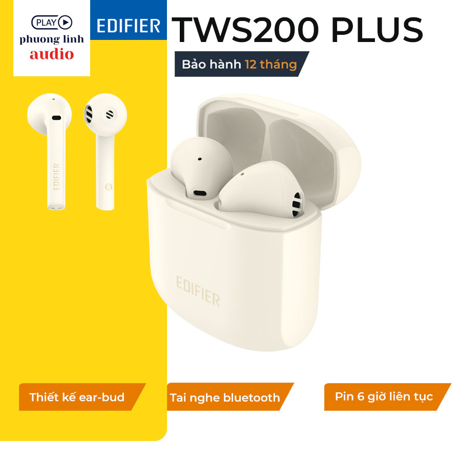 Tai nghe bluetooth Edifier TWS200 PLUS - Phương Linh Audio