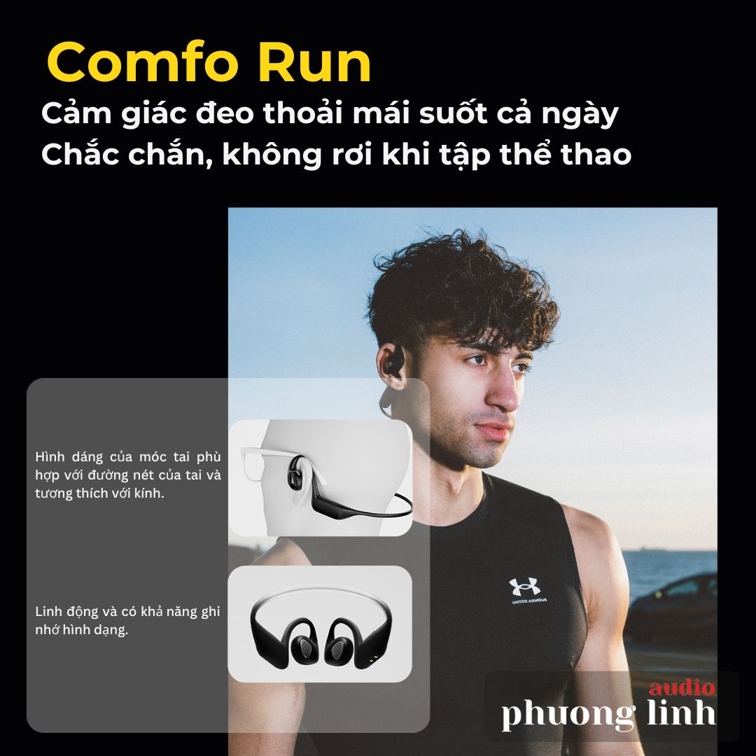 Edifier Comfo Run, Tai nghe bluetooth thể thao Open-ear - Chính Hãng ...