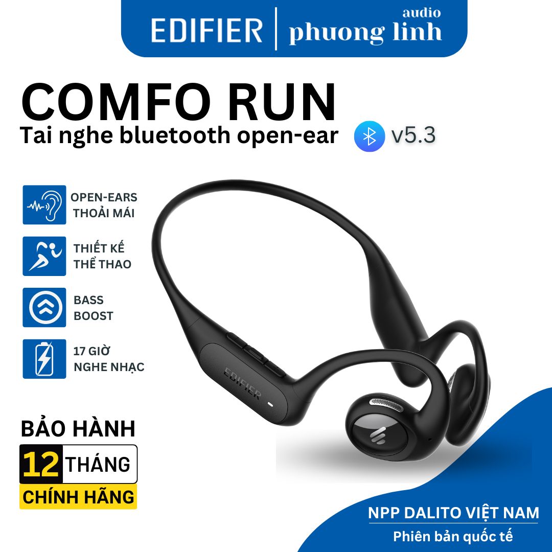 Edifier Comfo Run, Tai nghe bluetooth thể thao Open-ear - Chính Hãng ...