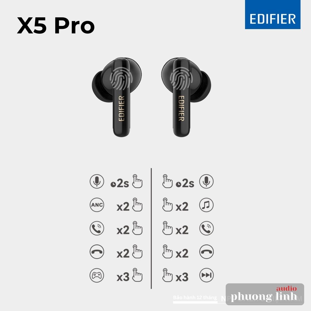 EDIFIER X5 PRO Tai nghe bluetooth - Chính Hãng | Giá ưu đãi